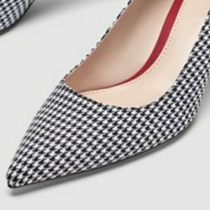 Zara | Shoes | Zara Gingham Block Heel Shoes | Poshmark